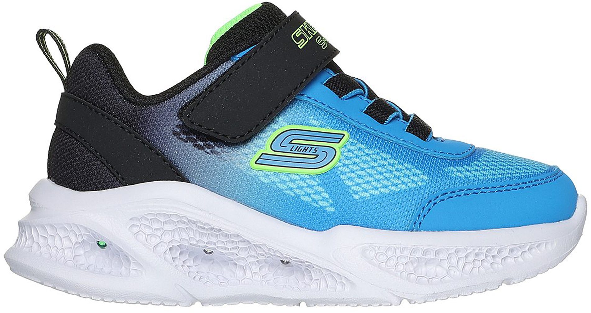 Skechers 401495N Meteor Lts Krendo Black / Blue 401495N BKBL - Boys ...
