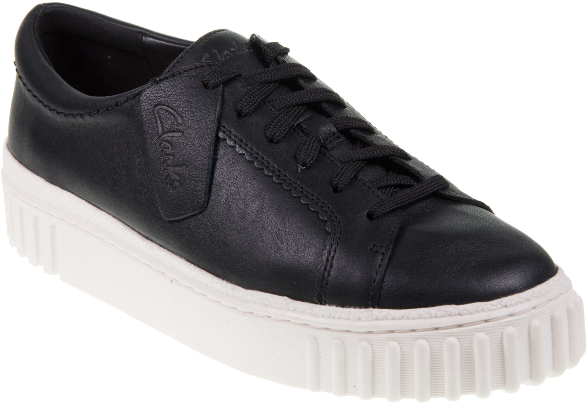 Clarks Mayhill Walk Black Leather 26176436 - Everyday Shoes - Humphries ...