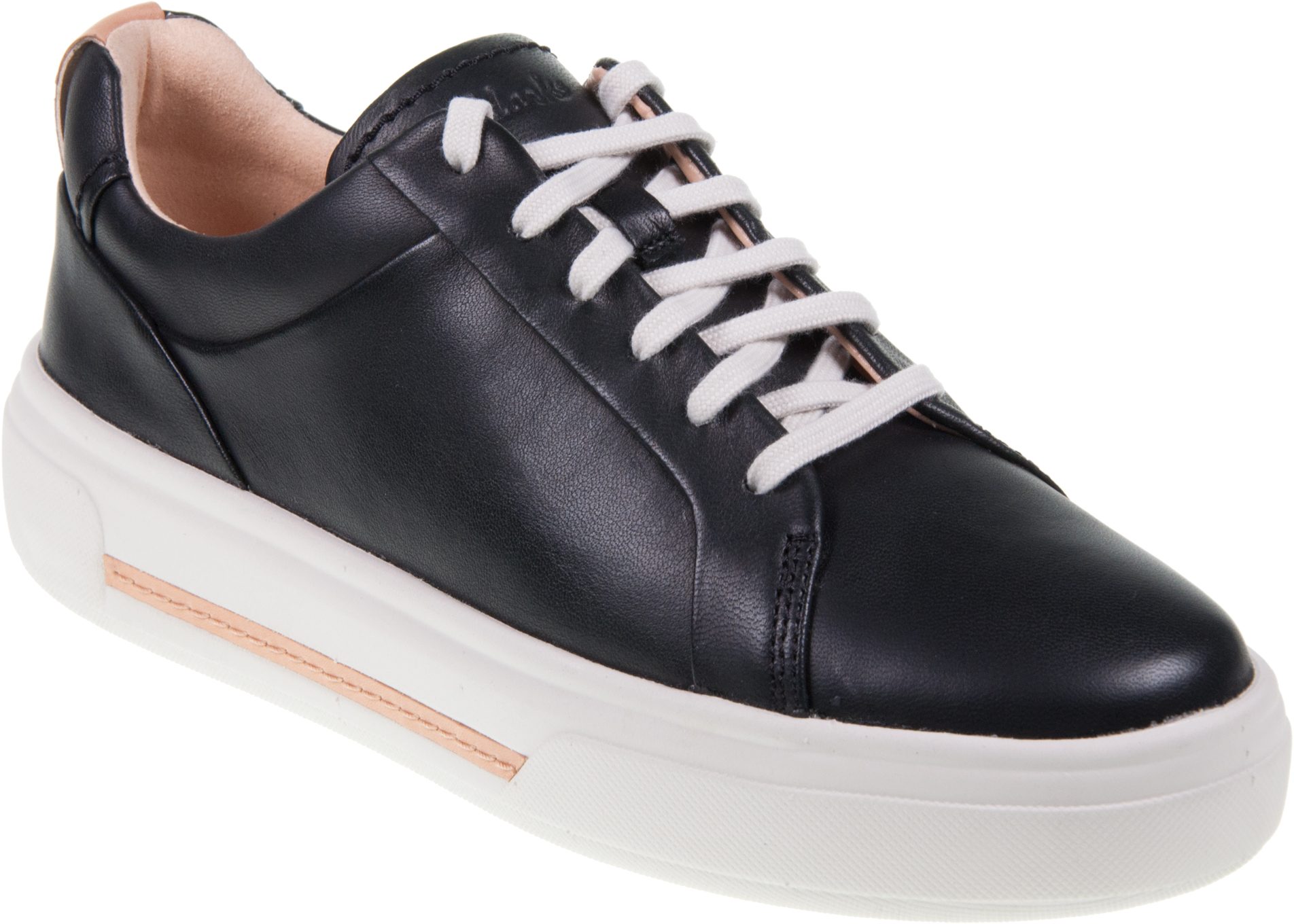 Clarks Hollyhock Walk Black Leather 26176307 - Everyday Shoes ...