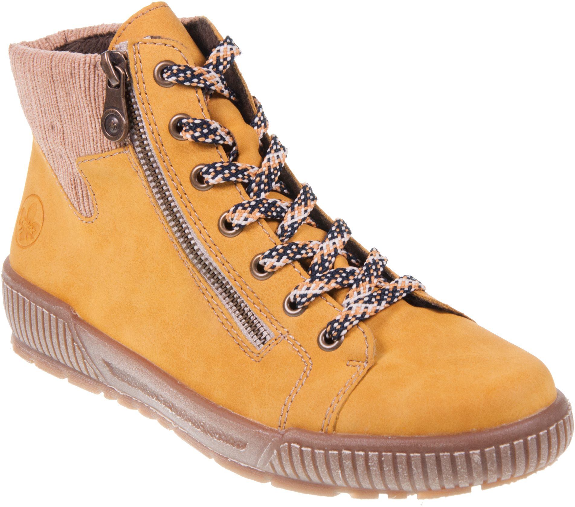 Rieker N0709 Yellow N0709-68 - Ankle Boots - Humphries Shoes