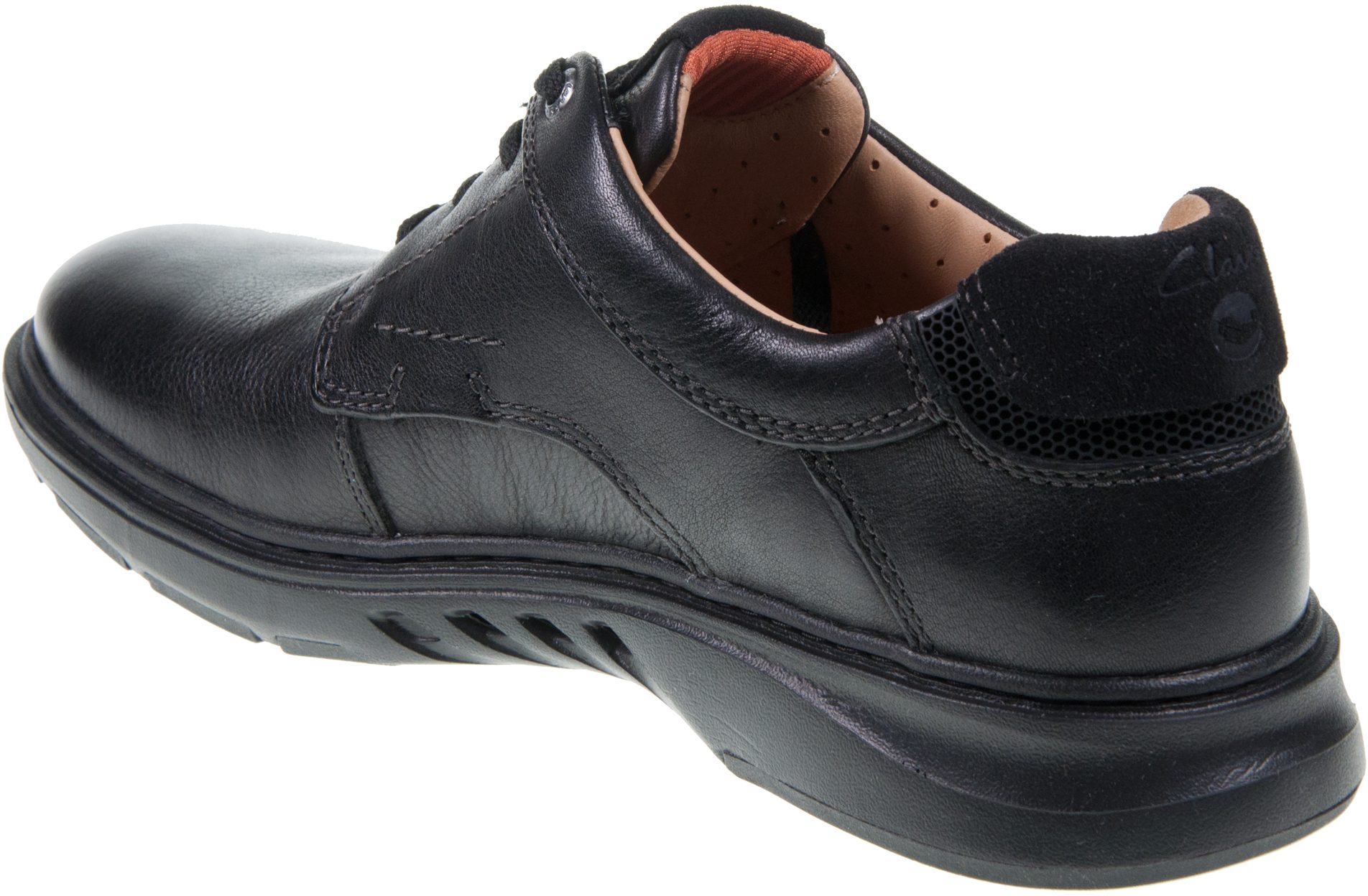 Clarks Un Briley Pace Black Leather 26179981 - Casual Shoes - Humphries ...