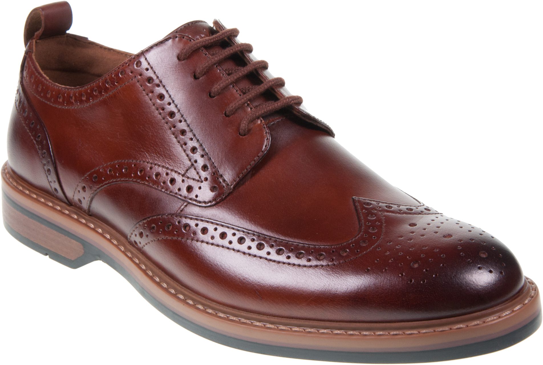 Clarks Aldwin Limit Mid Tan Leather 26178428 - Formal Shoes - Humphries Shoes