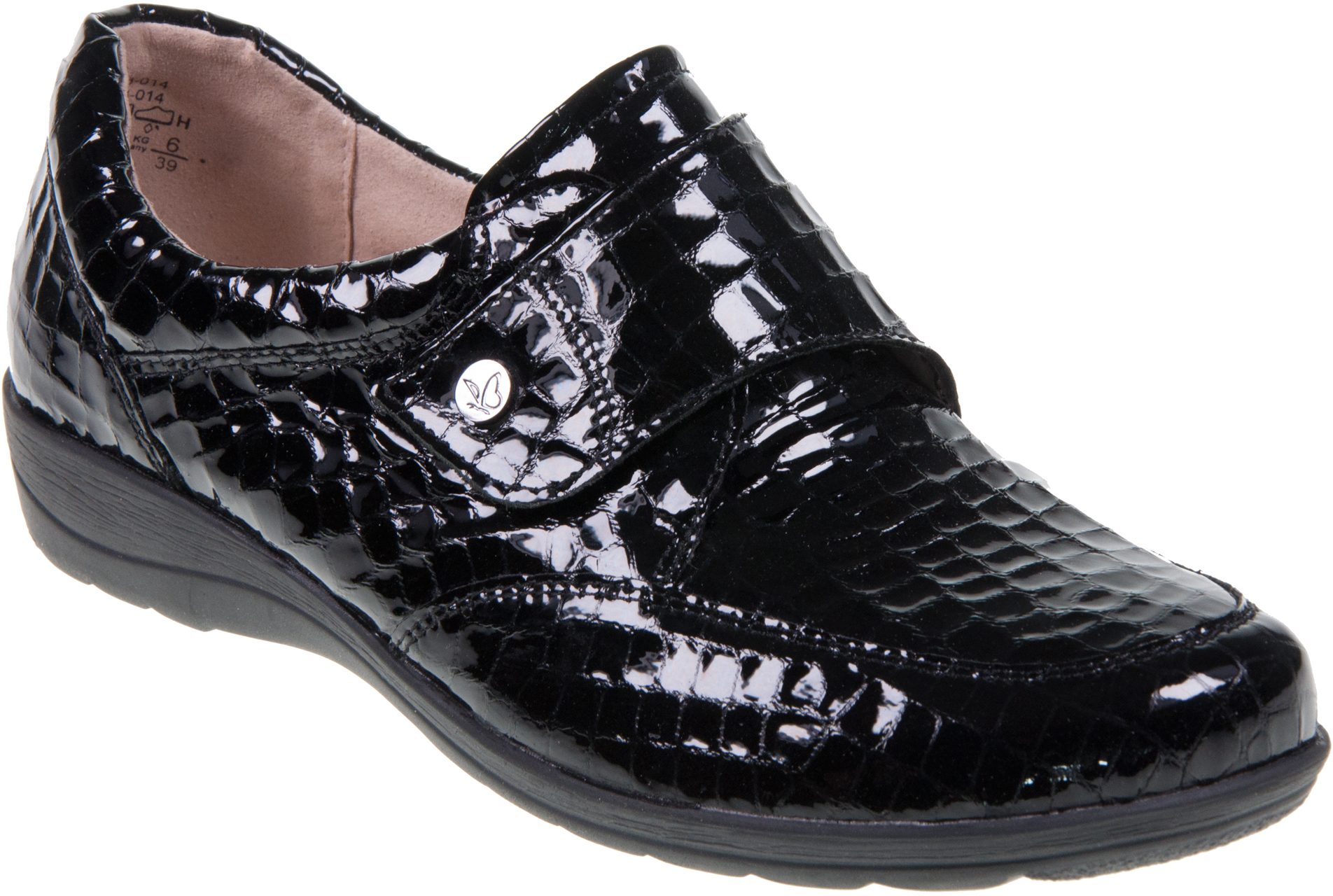 Caprice 24656-43 Vera Black Croco 24656-43 014 - Everyday Shoes ...