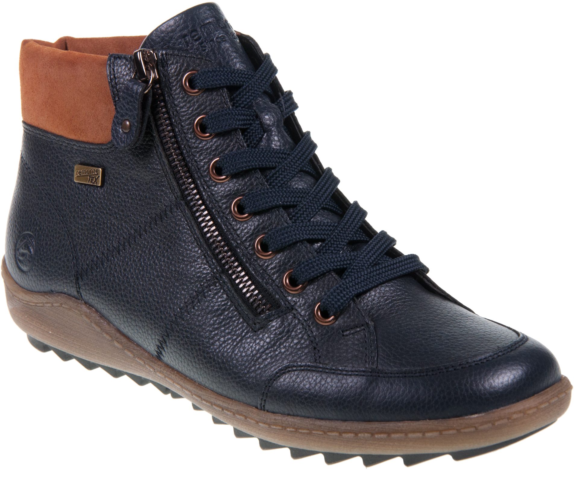 Remonte R1457 Liv Navy Blue R1457-14 - Ankle Boots - Humphries Shoes