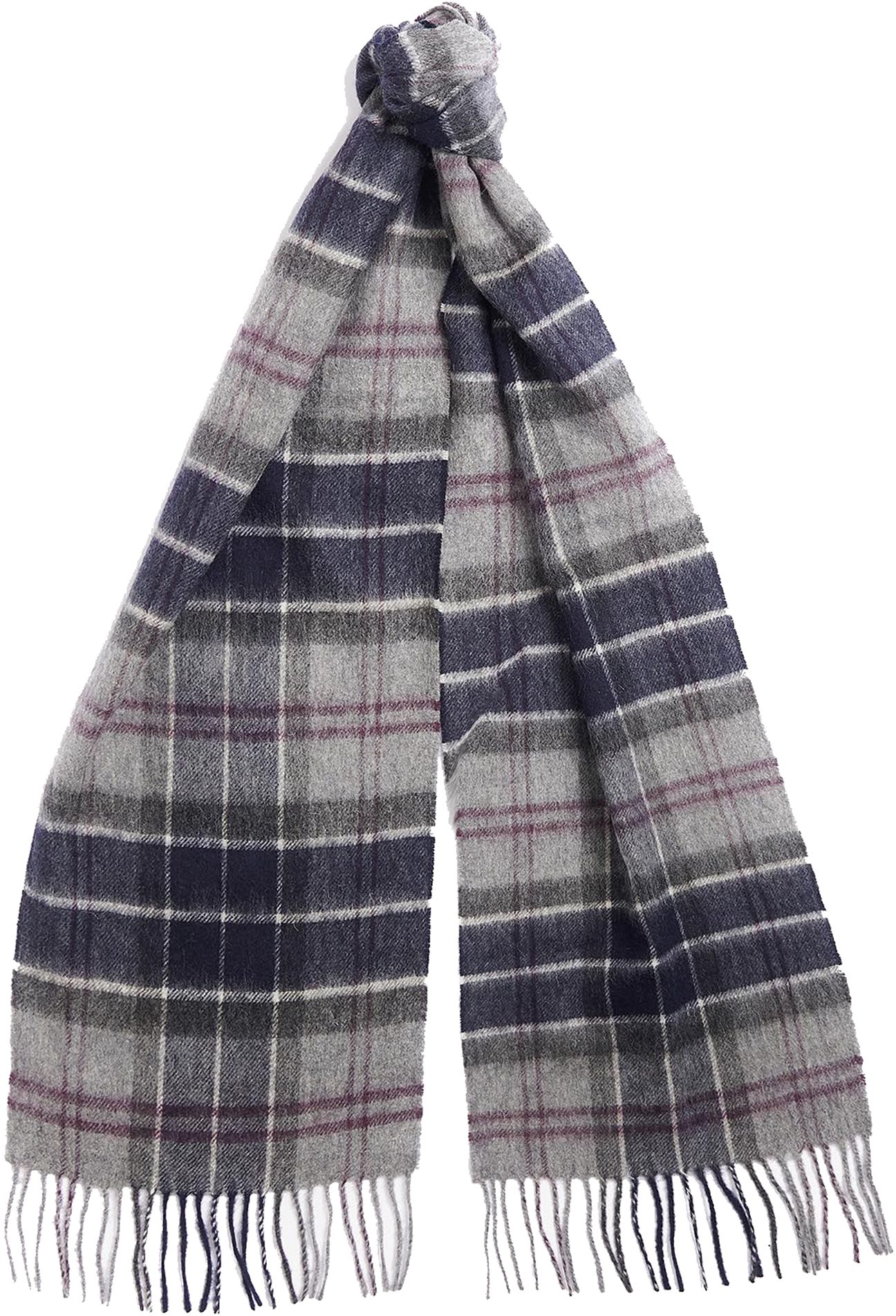 Barbour Cashmere Tartan Scarf Black Slate Tartan USC0002TN17 - Scarves ...