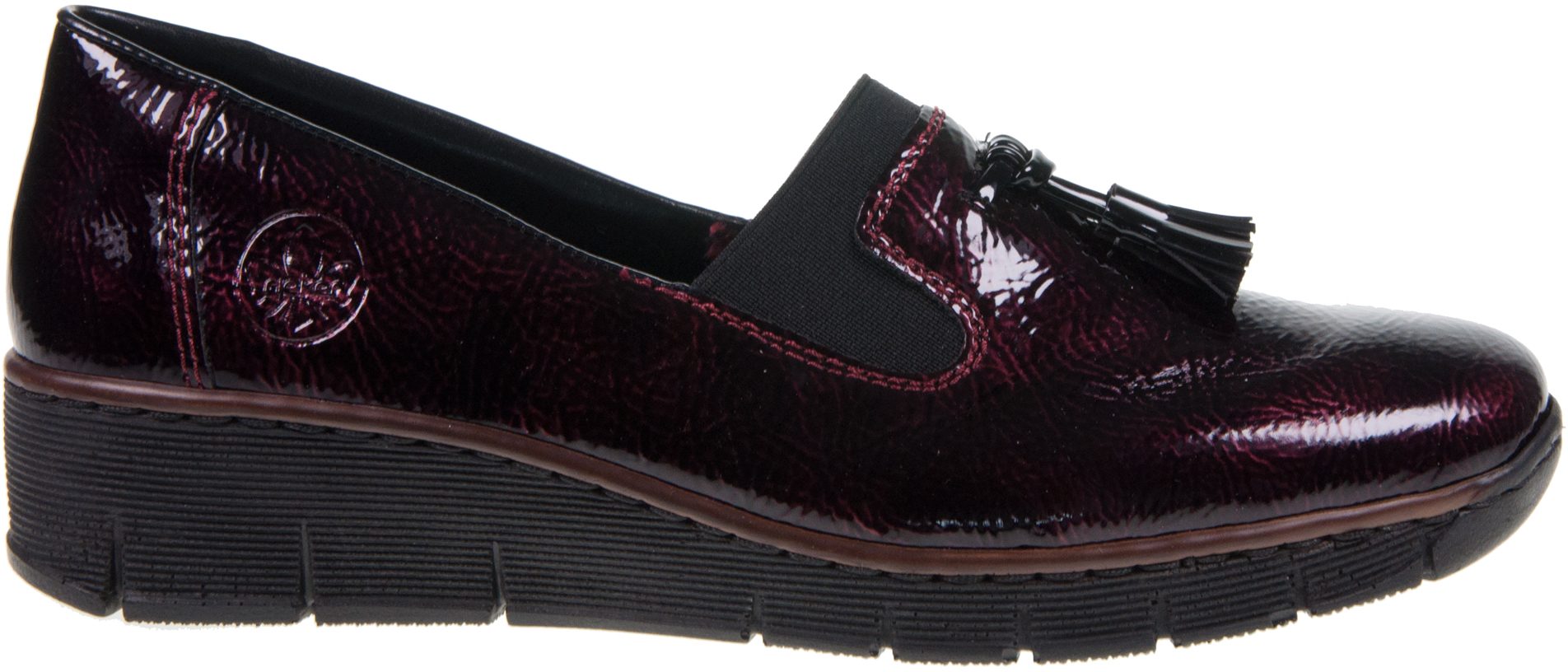 Rieker Doris Burgundy 53751-35 - Everyday Shoes - Humphries Shoes