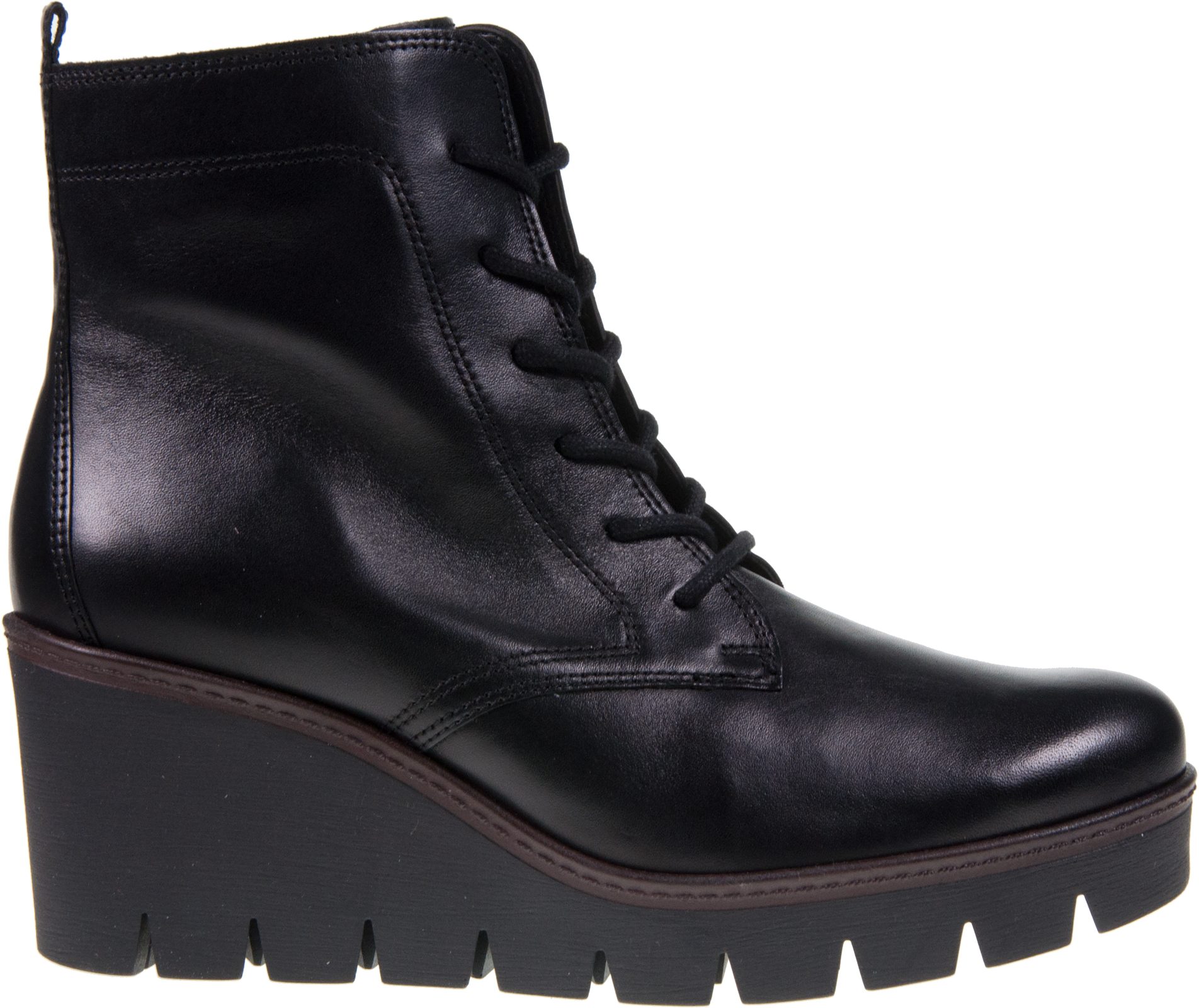 Gabor Unity Black Leather 54.781.27 - Ankle Boots - Humphries Shoes