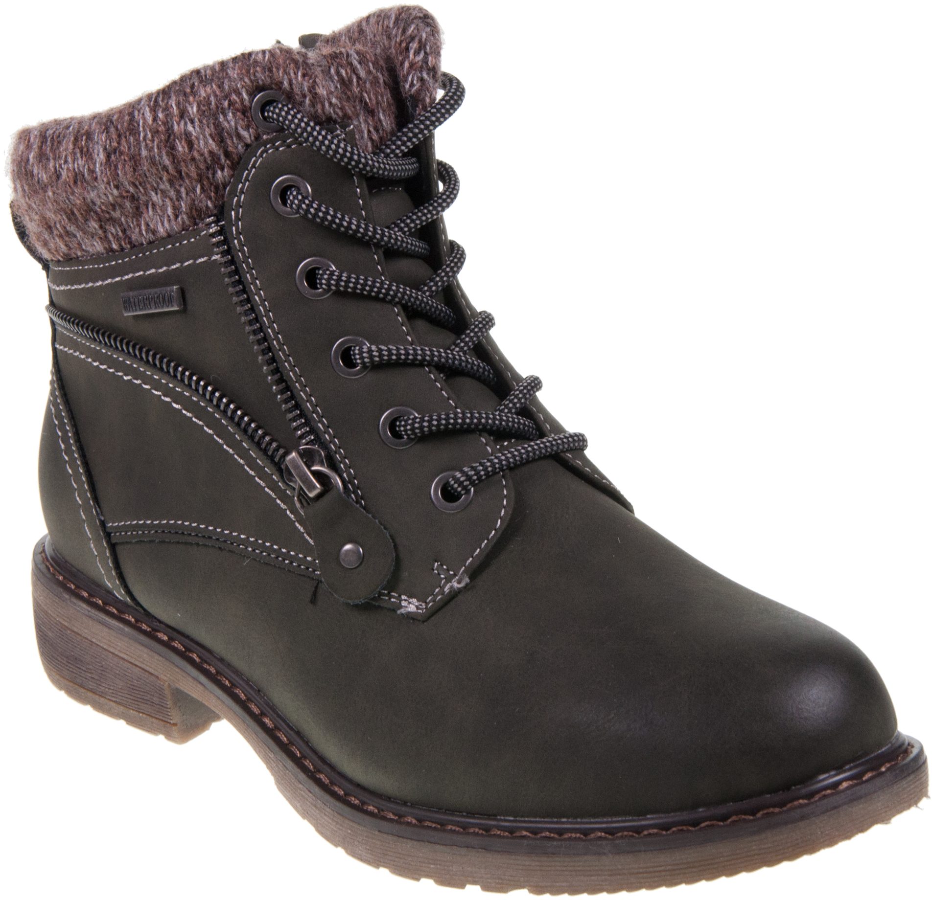 Lunar Benson III Olive GLB090 OL - Ankle Boots - Humphries Shoes