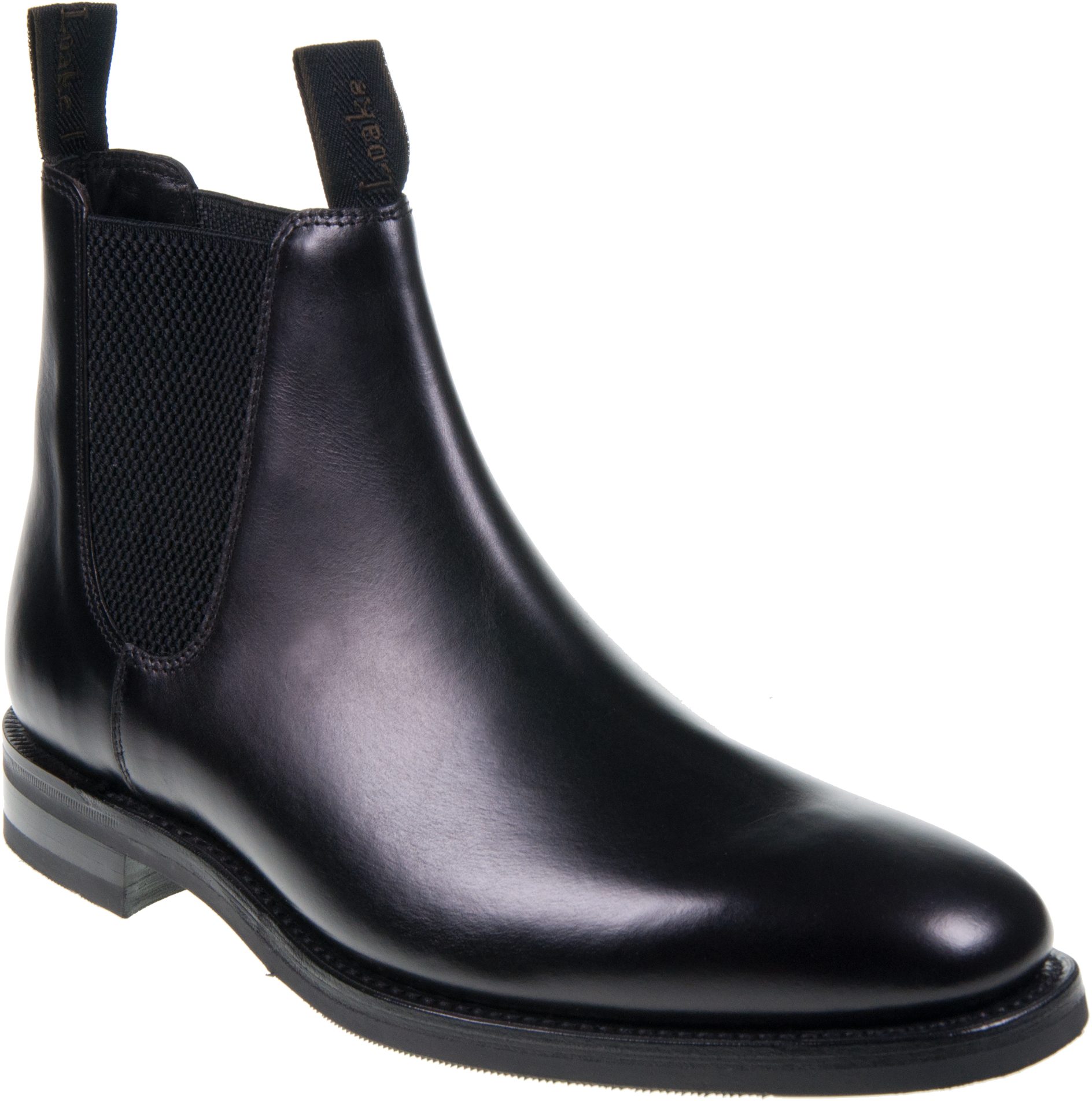 Loake Emsworth Black EMSBRF - Formal Boots - Humphries Shoes