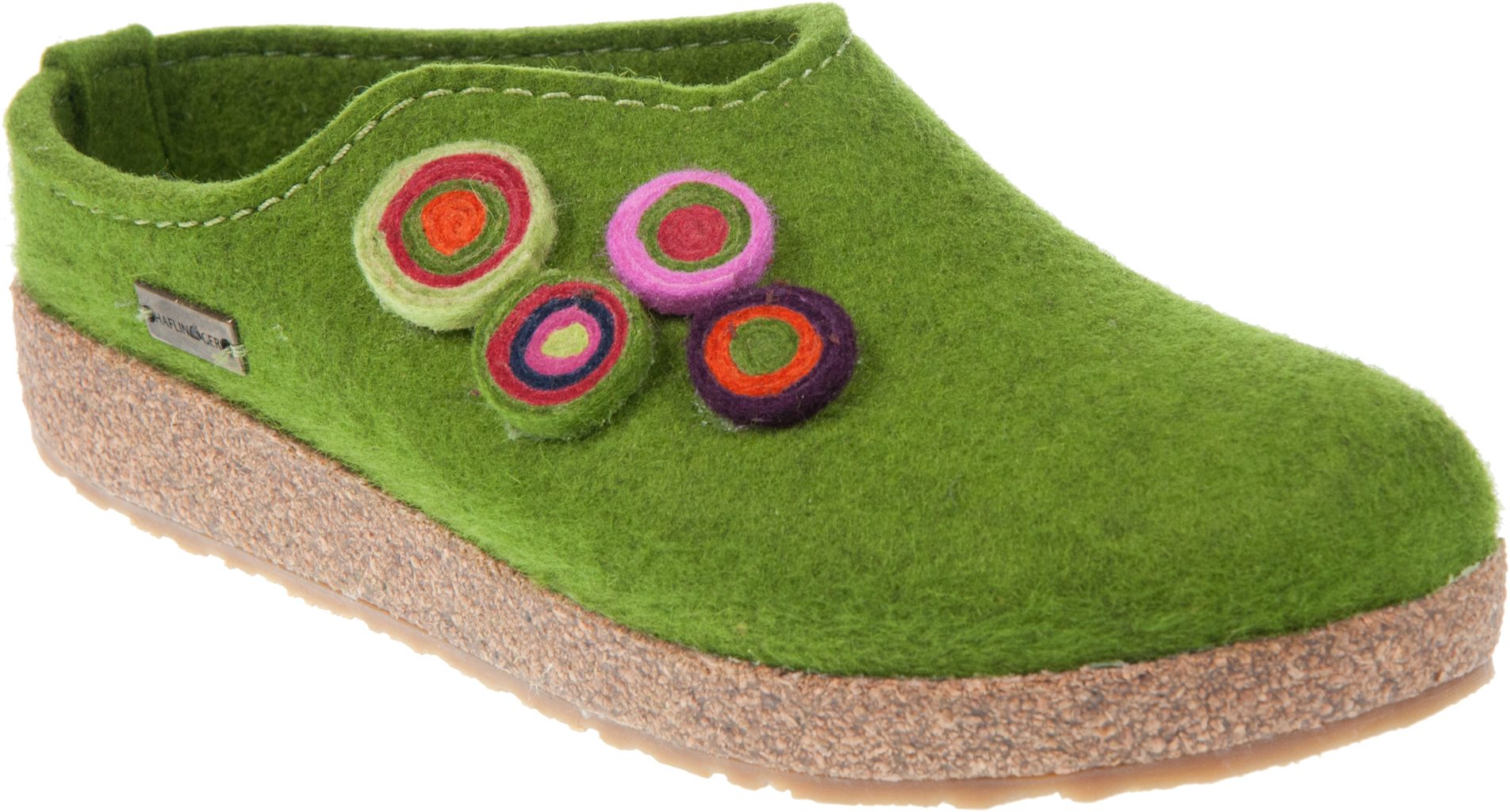 Haflinger Kanon Grasgrun 731023 0 36 - Mule Slippers - Humphries Shoes