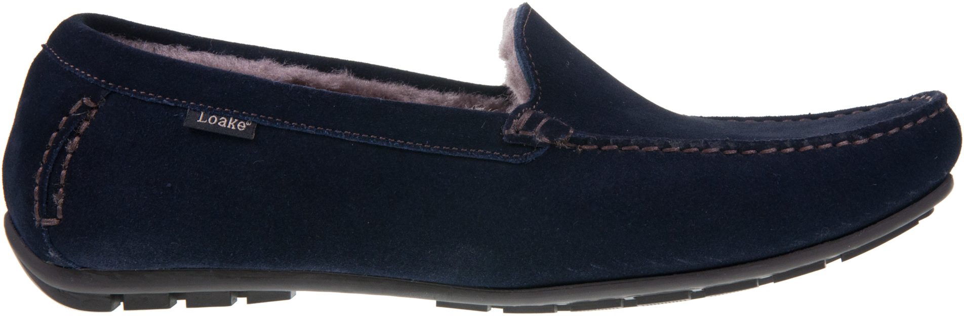 Loake Guards Navy Suede XSLIPGUANS - Full Slippers - Humphries Shoes