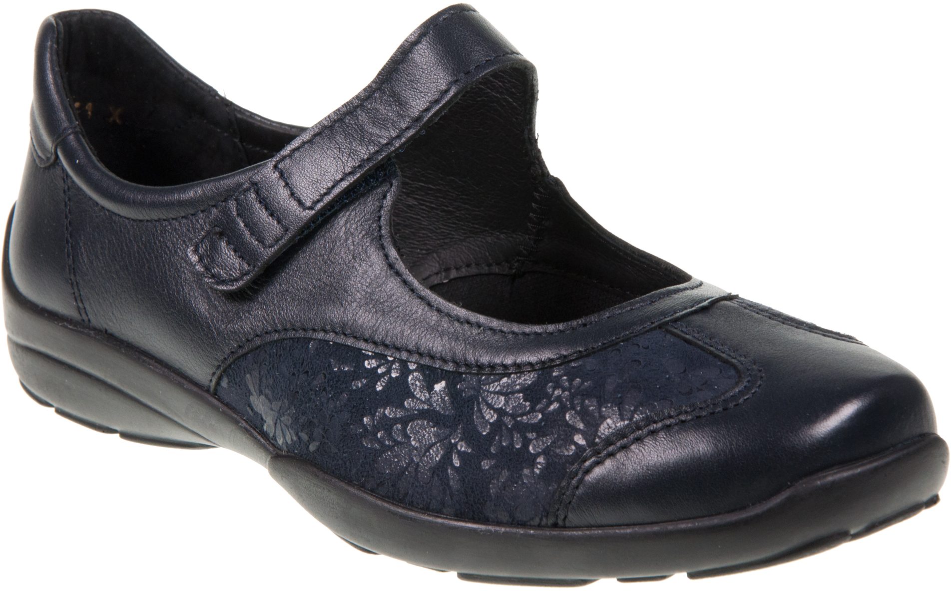 DB Easy B Shoes Winnipeg Navy / Stretch 78861X - Everyday Shoes ...
