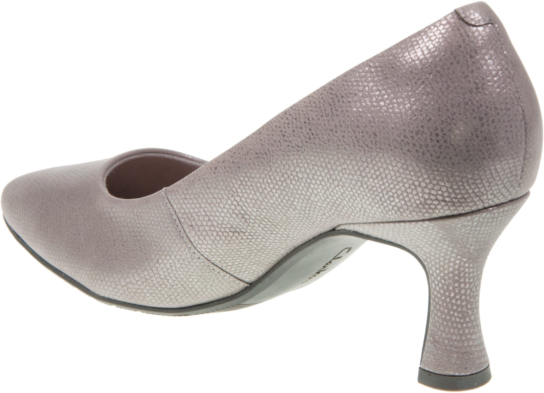 Clarks Kataleyna Gem Silver Metallic 26180020 - Court Shoes - Humphries ...