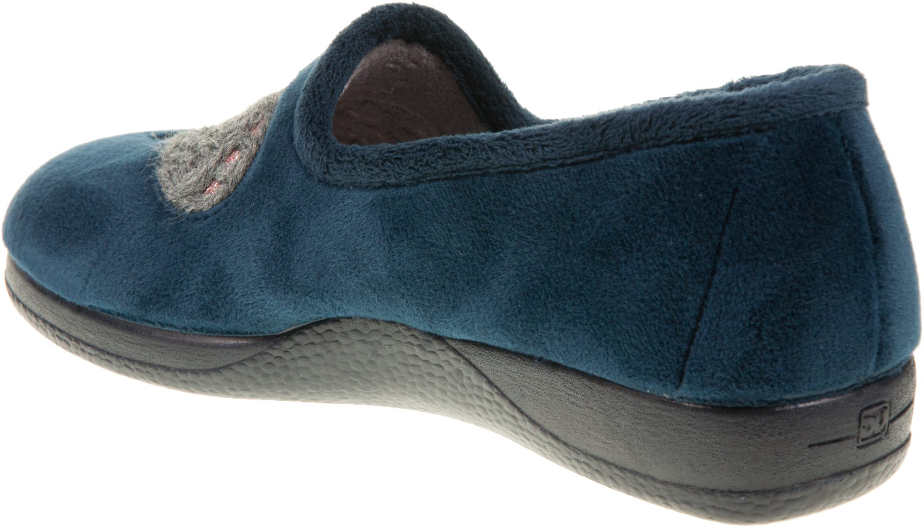 DeValverde 1172 Navy 1172 - Full Slippers - Humphries Shoes