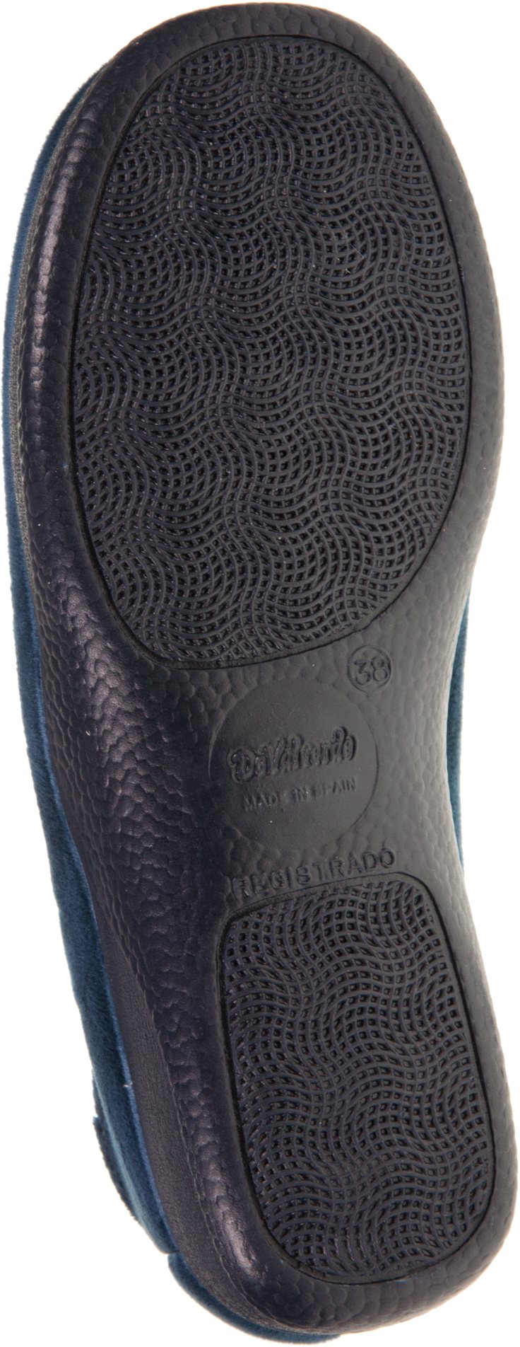 DeValverde 1172 Navy 1172 - Full Slippers - Humphries Shoes