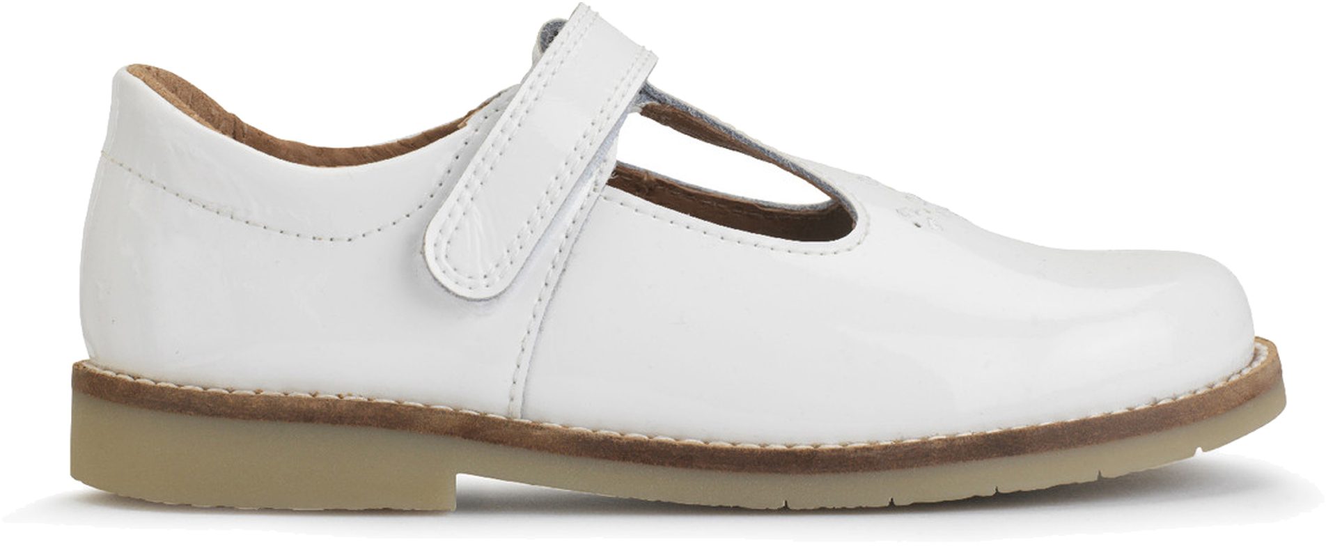 Start-Rite Luxe White Patent 1758_4 - Girls Shoes - Humphries Shoes