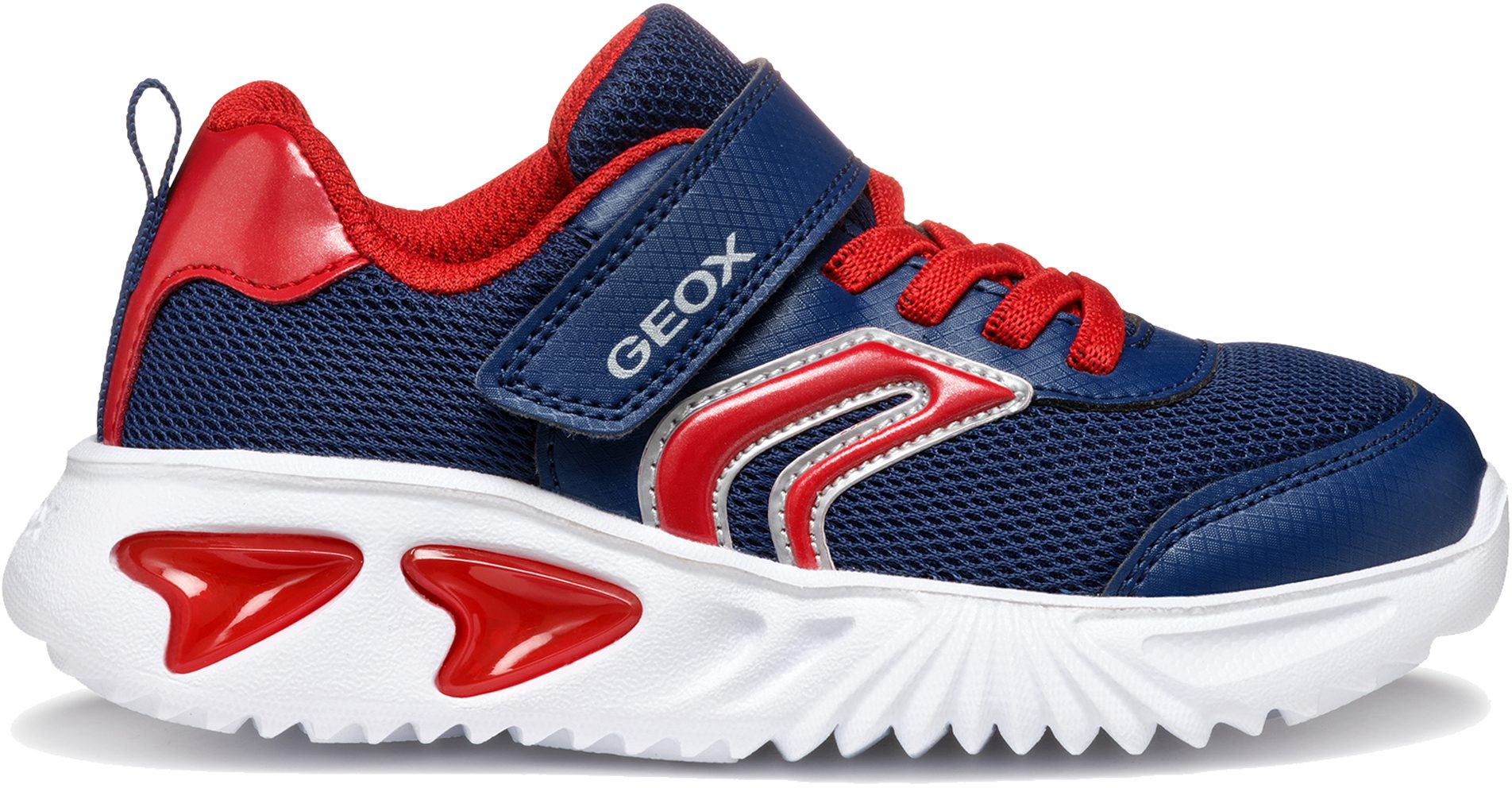 Geox J Assister B C Navy/Red J45DZC 014CE C0735 - Boys Shoes ...