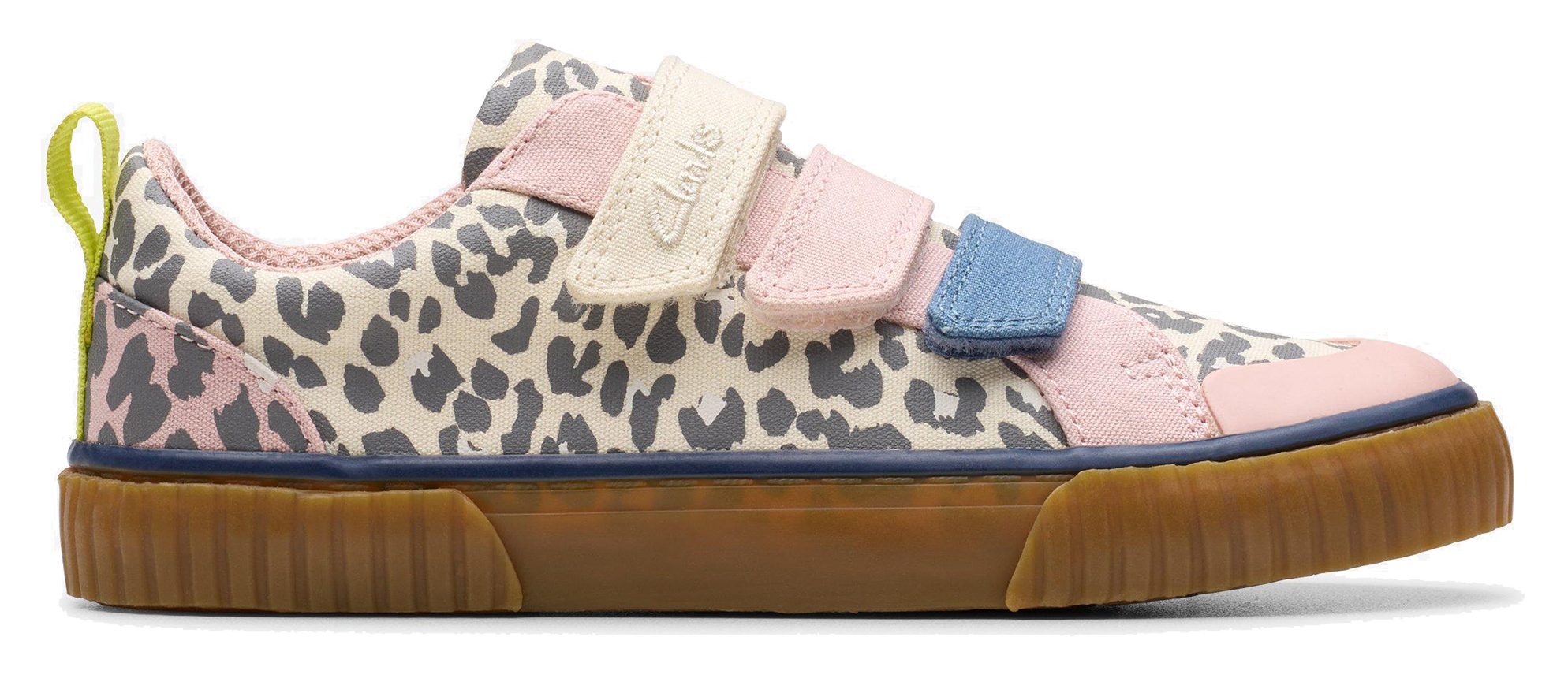 Clarks Foxing Vibe Kids Ecru Canvas 26181061 - Girls Shoes - Humphries ...