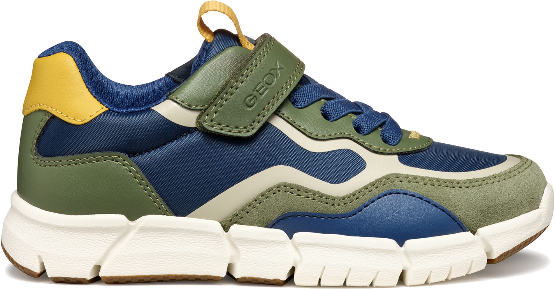 Geox J Flexyper B A Military / Blue J559BA 0FU22 C3902 - Boys Shoes - Humphries Shoes