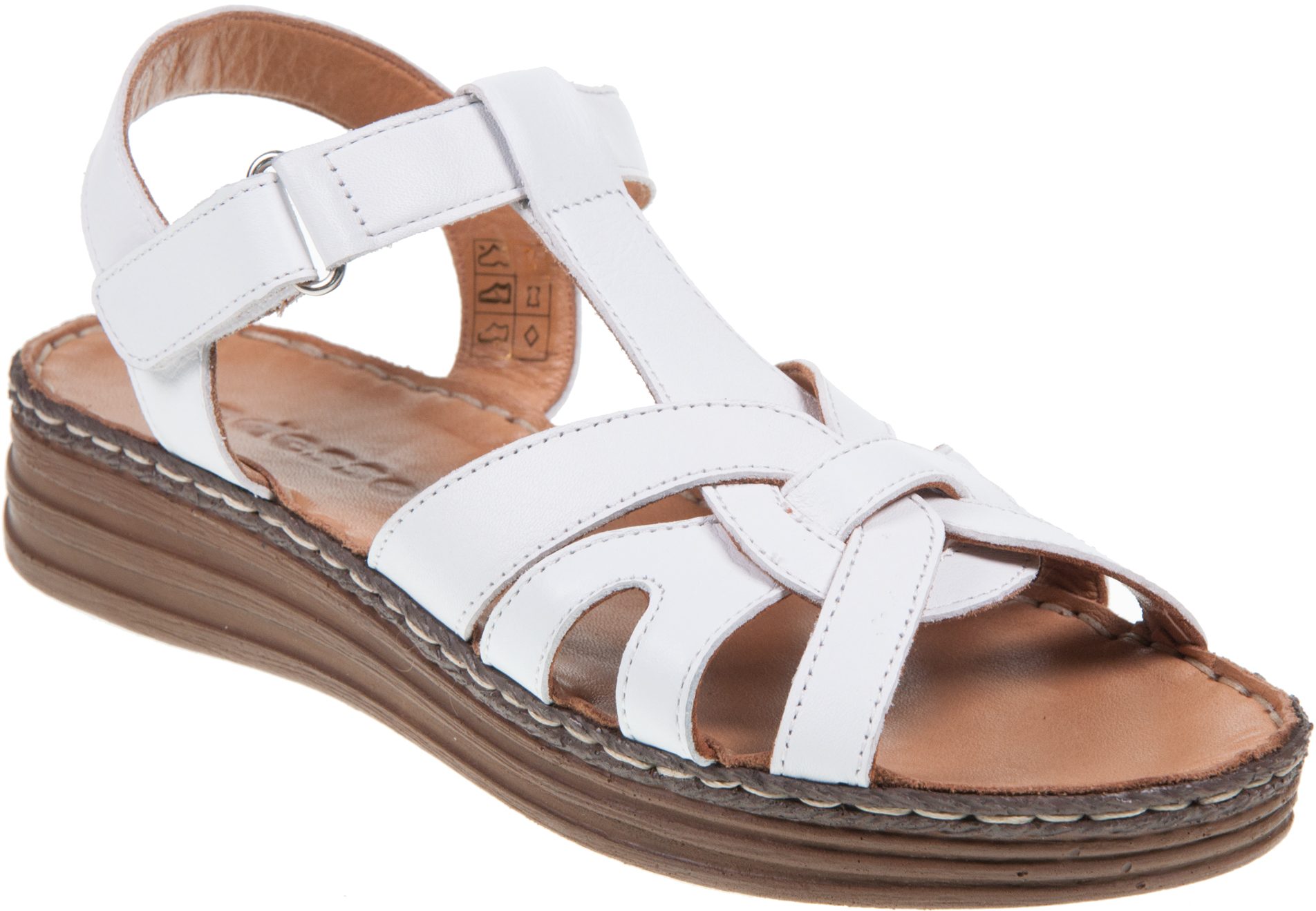 Adesso Val White A7868 - Full Sandals - Humphries Shoes