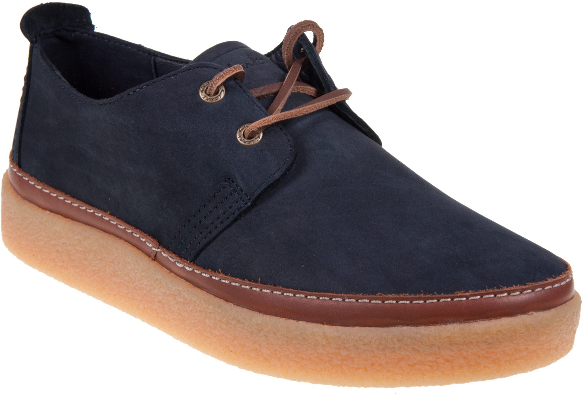 Clarks Clarkwood Low Navy Nubuck 26176867 - Casual Shoes - Humphries Shoes
