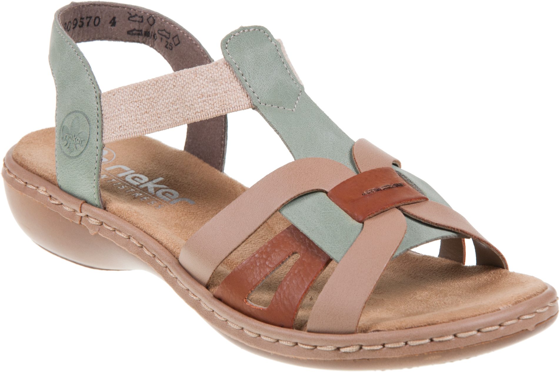 Rieker 65918 Regina Mint / Cayenne 65918-52 - Full Sandals - Humphries ...