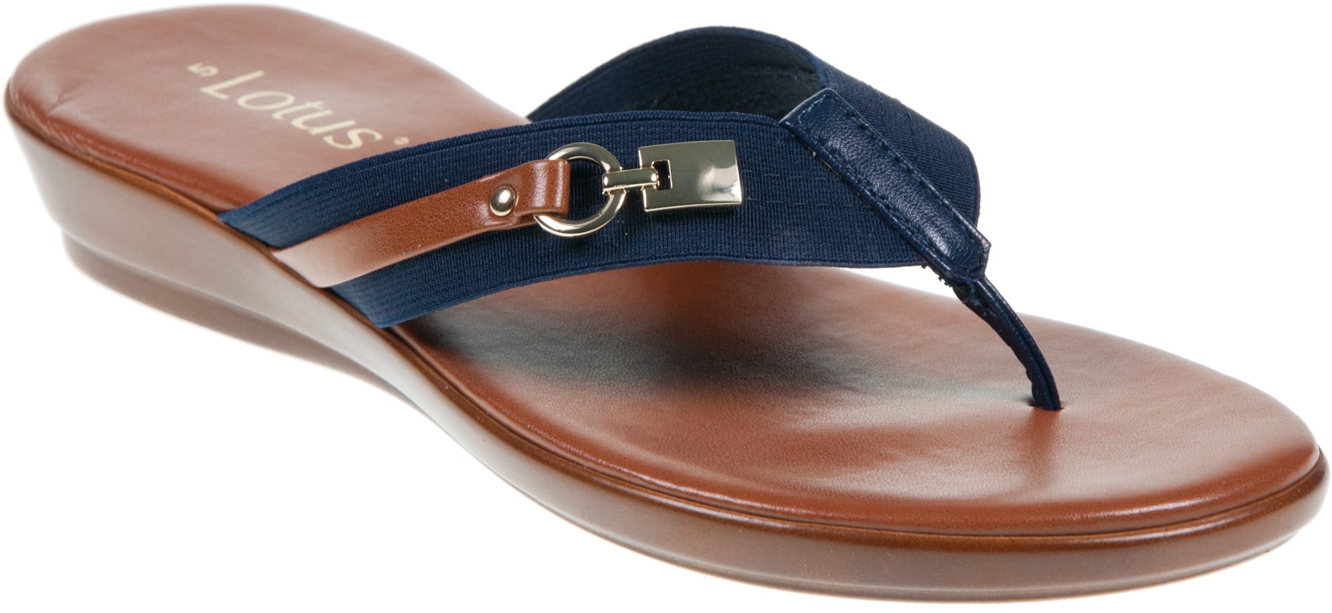 Lotus Esino Navy ULP257 DE - Mule Sandals - Humphries Shoes