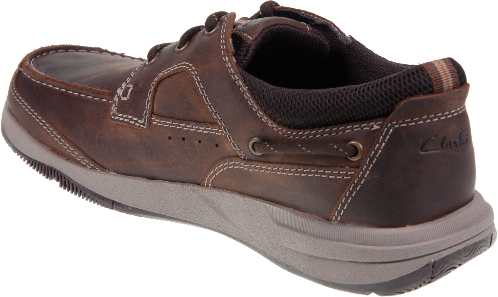 Clarks Sailview Lace Beeswax Leather 26176970 - Casual Shoes ...
