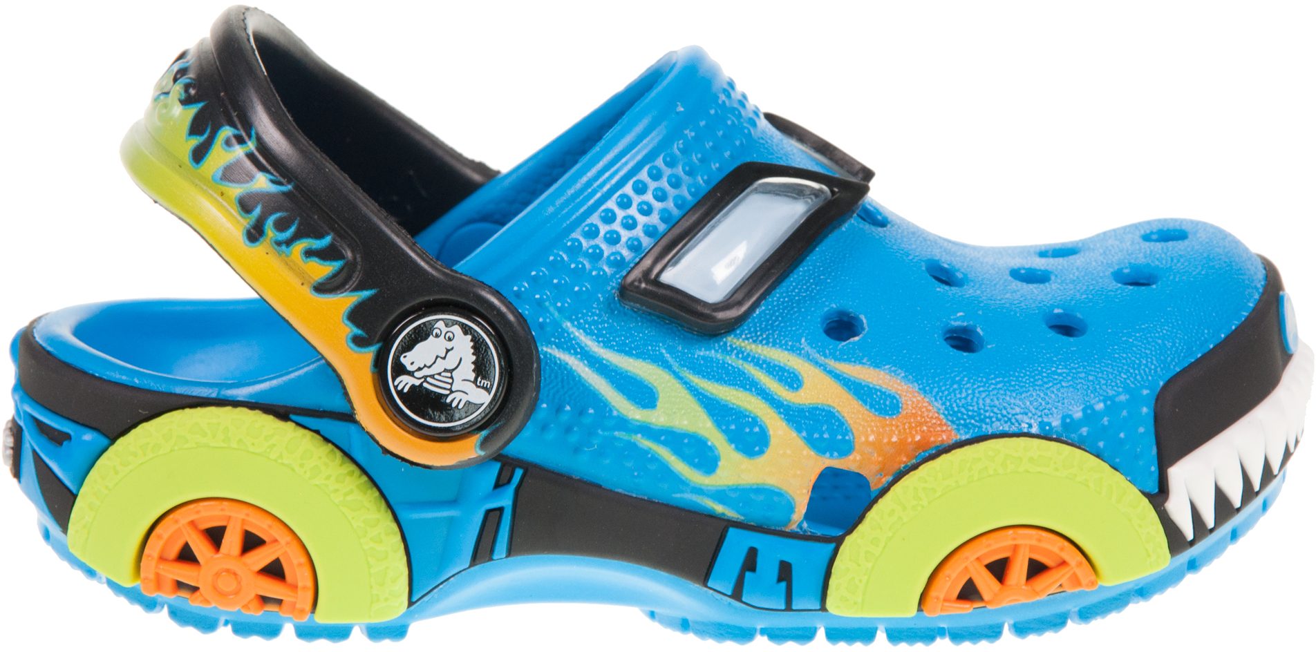 Crocs Monster Truck Clog Toddler Neon Ocean 211305 4OS - Boys Shoes ...