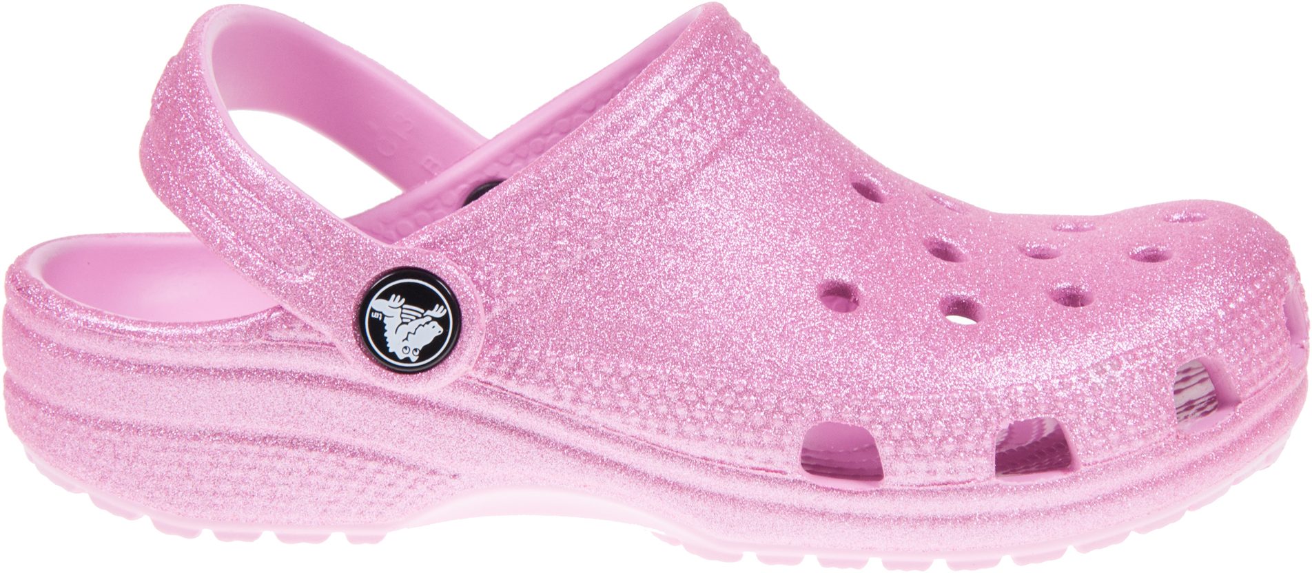 Crocs Kids Classic Clog Pink Tweed Glitter 206993 6XE - Girls Shoes ...