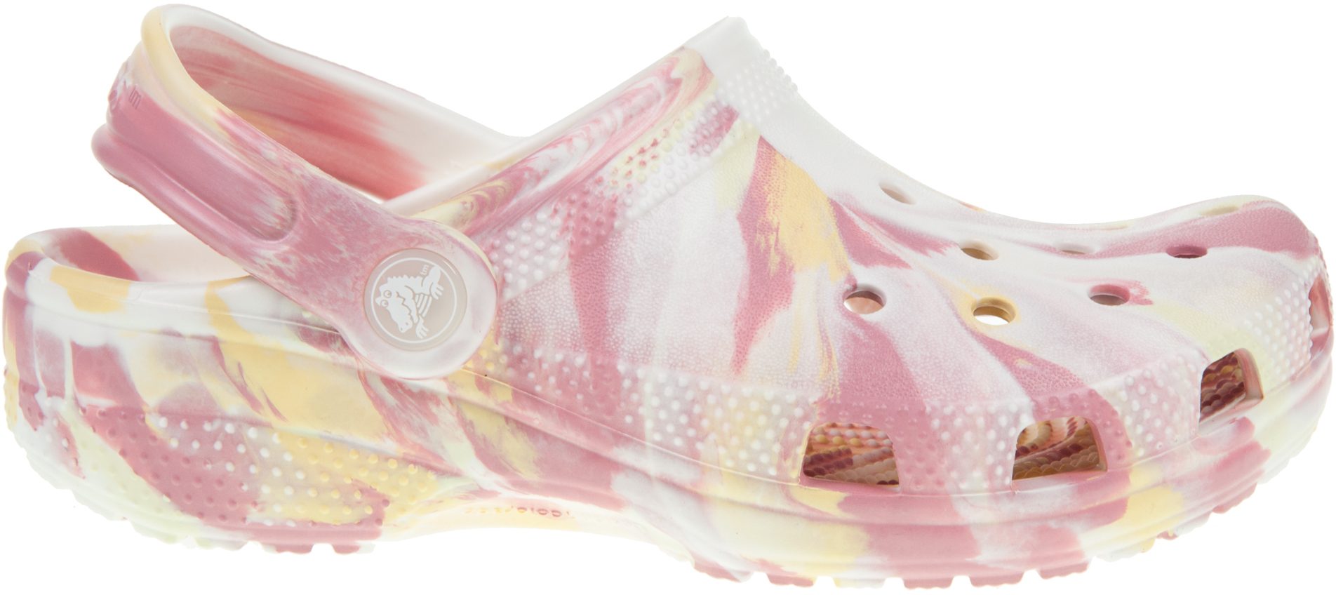 Crocs Glow Marbled Clog Kids Daylily / Multi 210718 78S - Girls Shoes ...