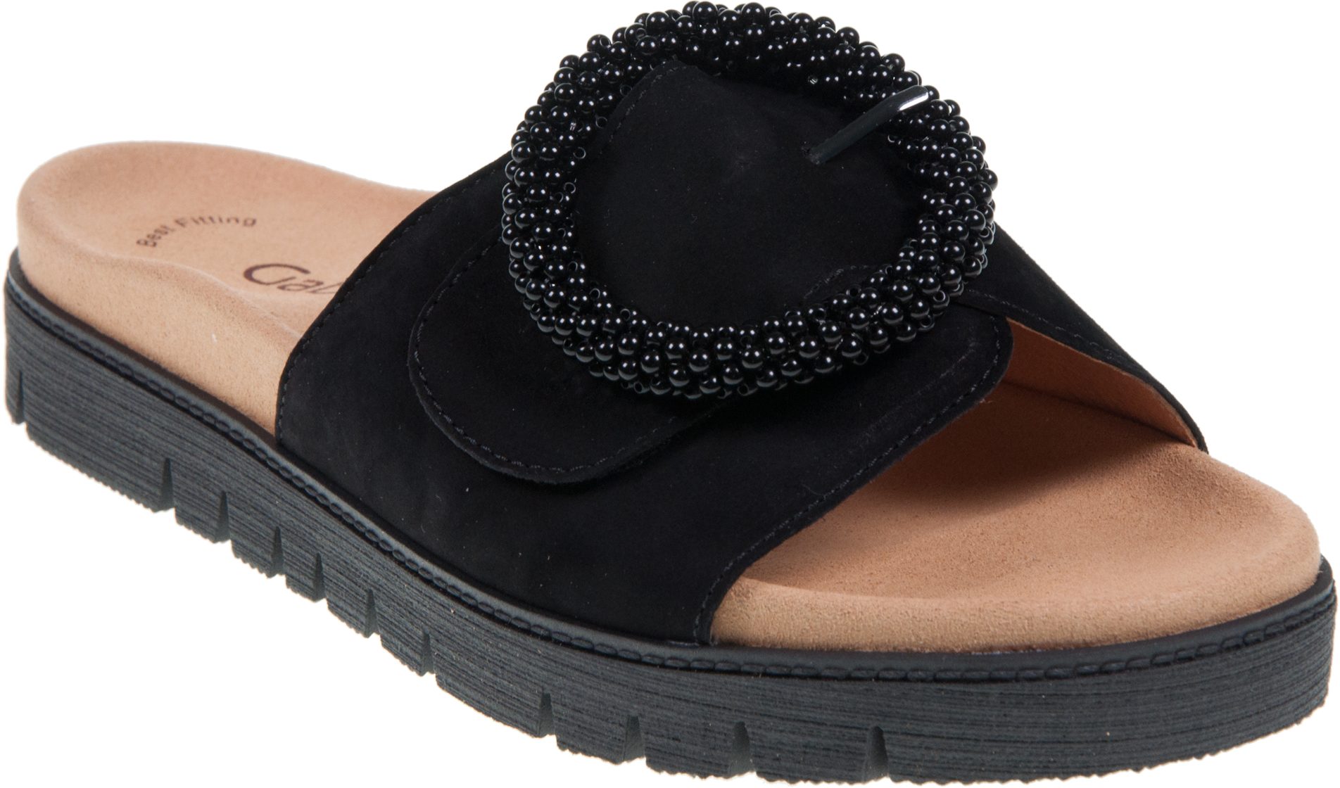 Gabor 63.745 Everly Black 63.745.17 - Mule Sandals - Humphries Shoes