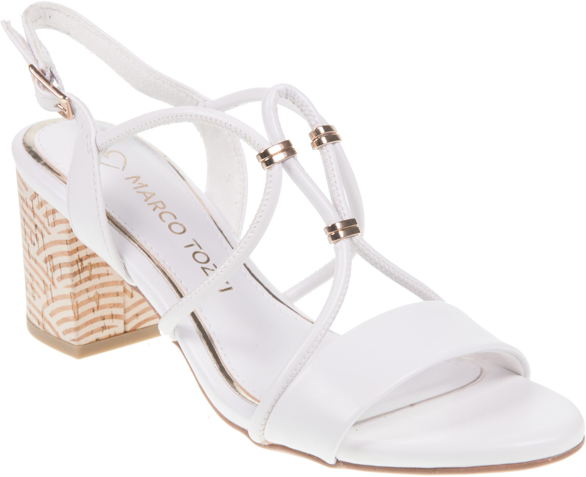 Marco Tozzi 28311-44 White 28311-44 100 - Full Sandals - Humphries Shoes