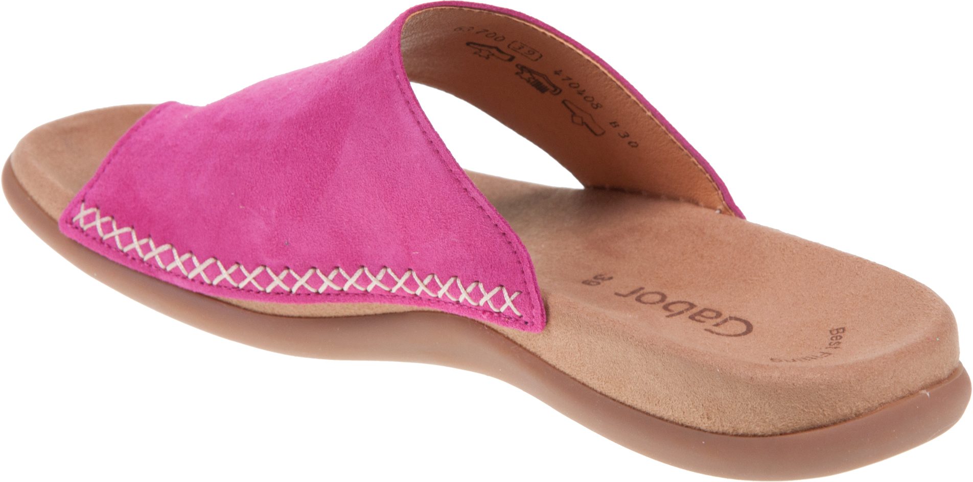 Gabor Lanzarote Hot Pink 63.700.10 - Mule Sandals - Humphries Shoes