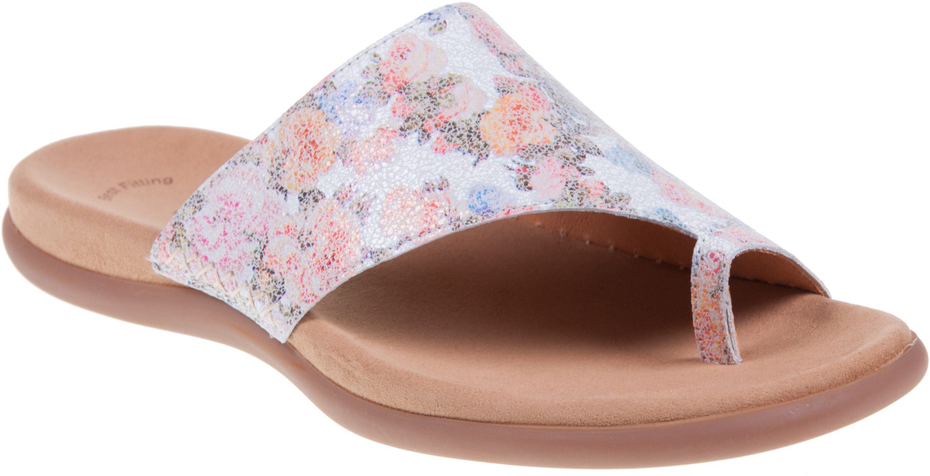 Gabor Lanzarote White / Multicolour 63.700.30 - Mule Sandals ...