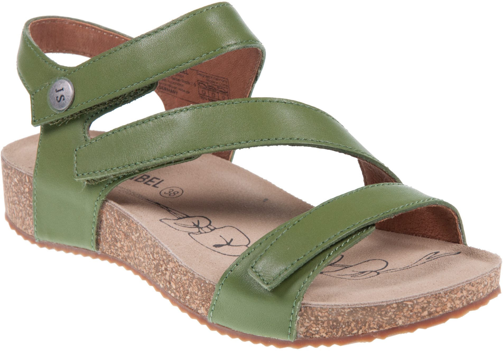 Josef Seibel Tonga 25 Khaki 78519 509 660 - Full Sandals - Humphries Shoes