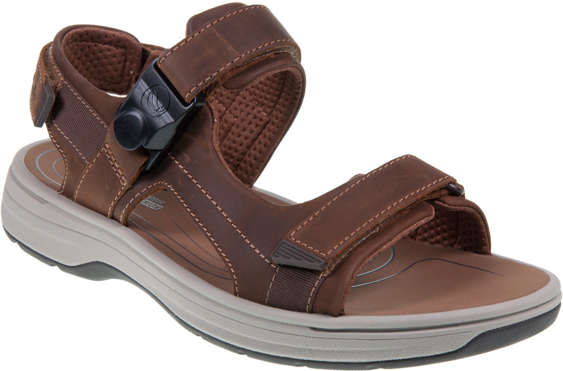 Clarks Saltway Trail Light Tan Leather 26176906 - Full Sandals ...
