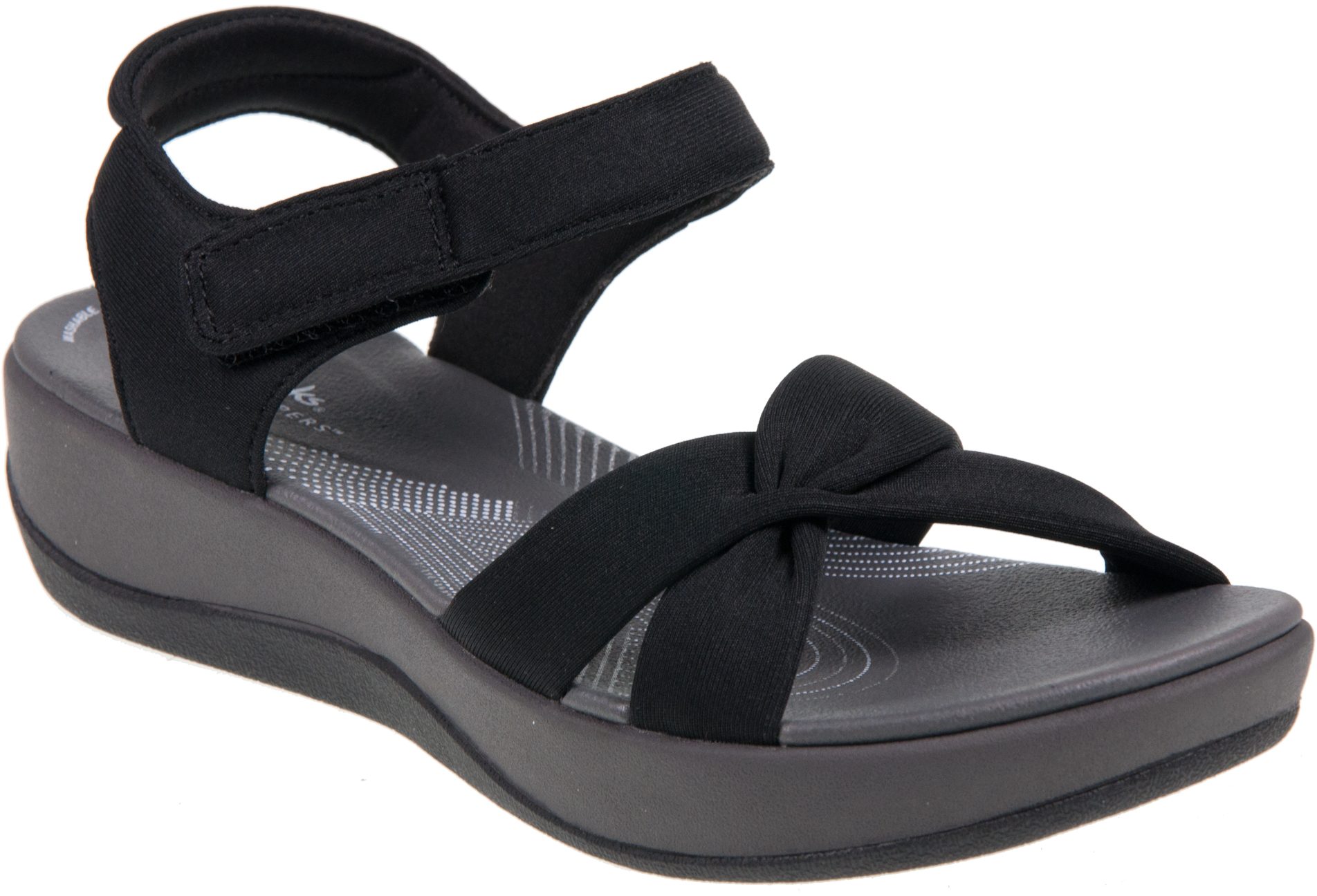 Clarks Arla Daisy Black 26182171 - Full Sandals - Humphries Shoes