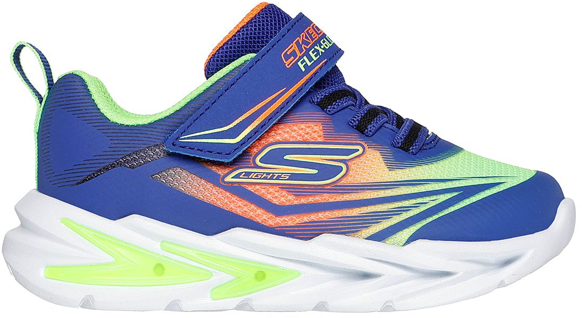 Skechers S-Lights: Flex-Glow Ultra Blue / Multi 400139N BLMT - Boys ...