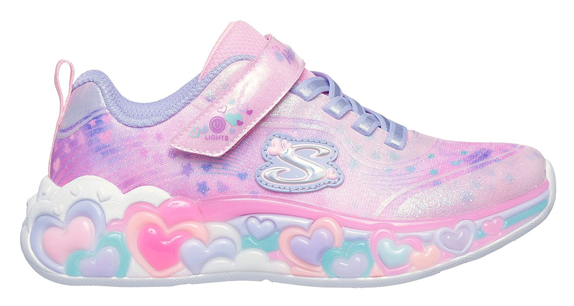 Skechers S-Lights: Eternal Heart Lights Light Pink / Multi 302696L LPMT ...