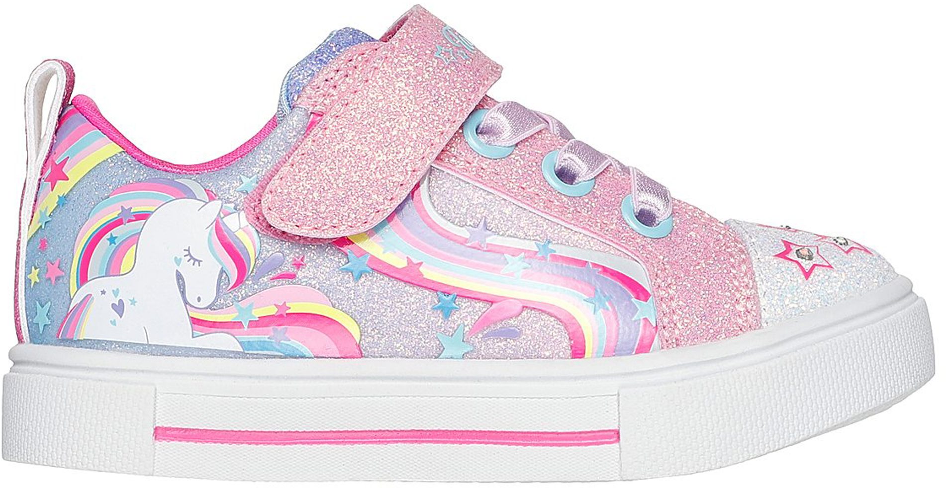Skechers Twinkle Toes - Twinkle Sparks - Jumpin Clouds Pink Multi ...