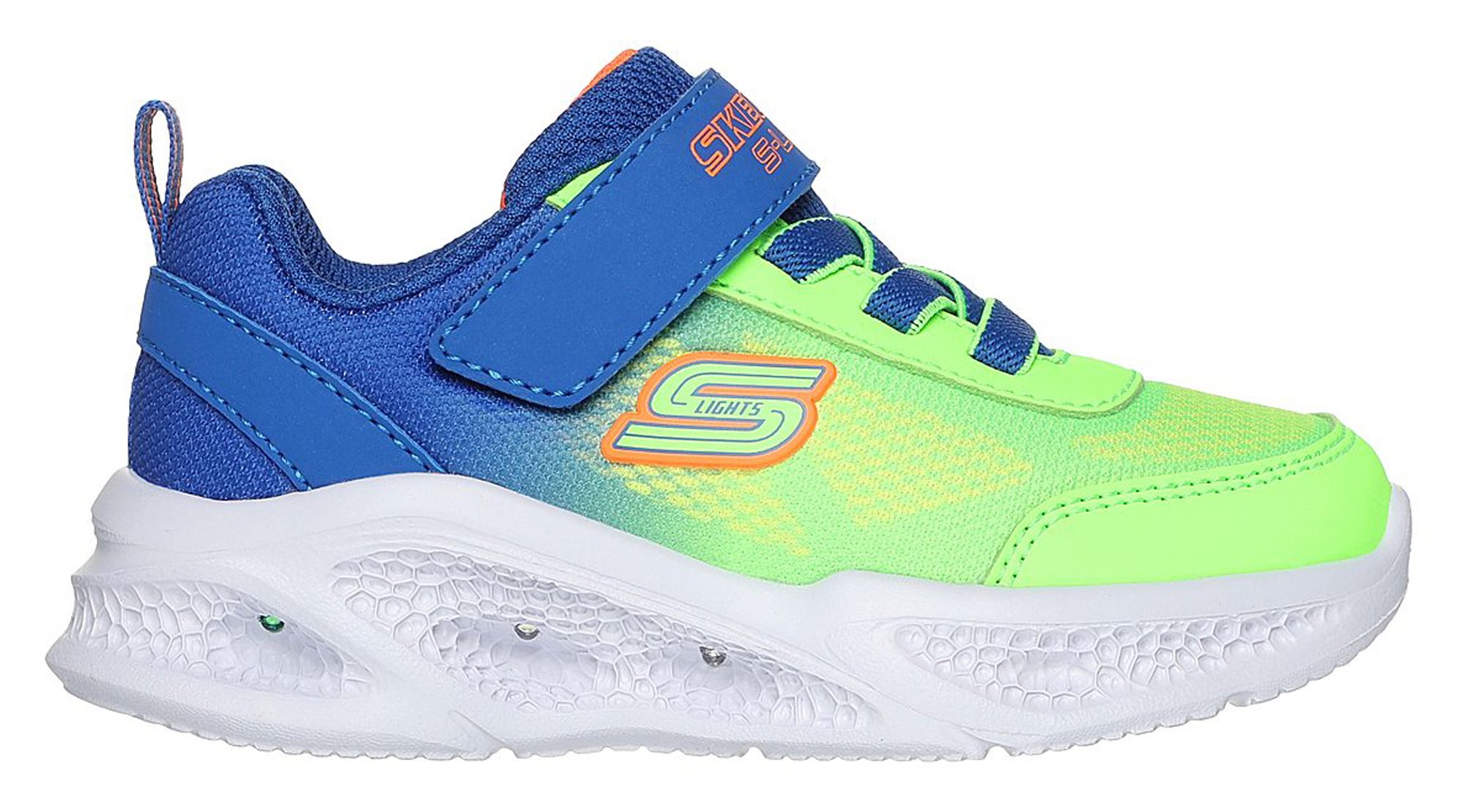 Skechers 401495N Meteor Lts Krendo Blue / Lime 401495N BLLM - Boys ...