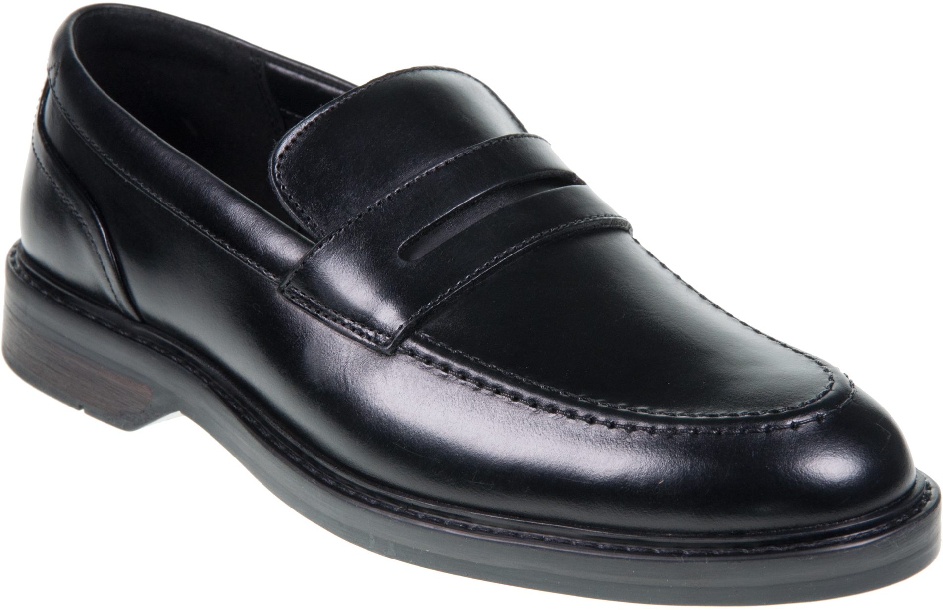 Clarks Aldwin Step Black Leather 26178429 - Formal Shoes - Humphries Shoes