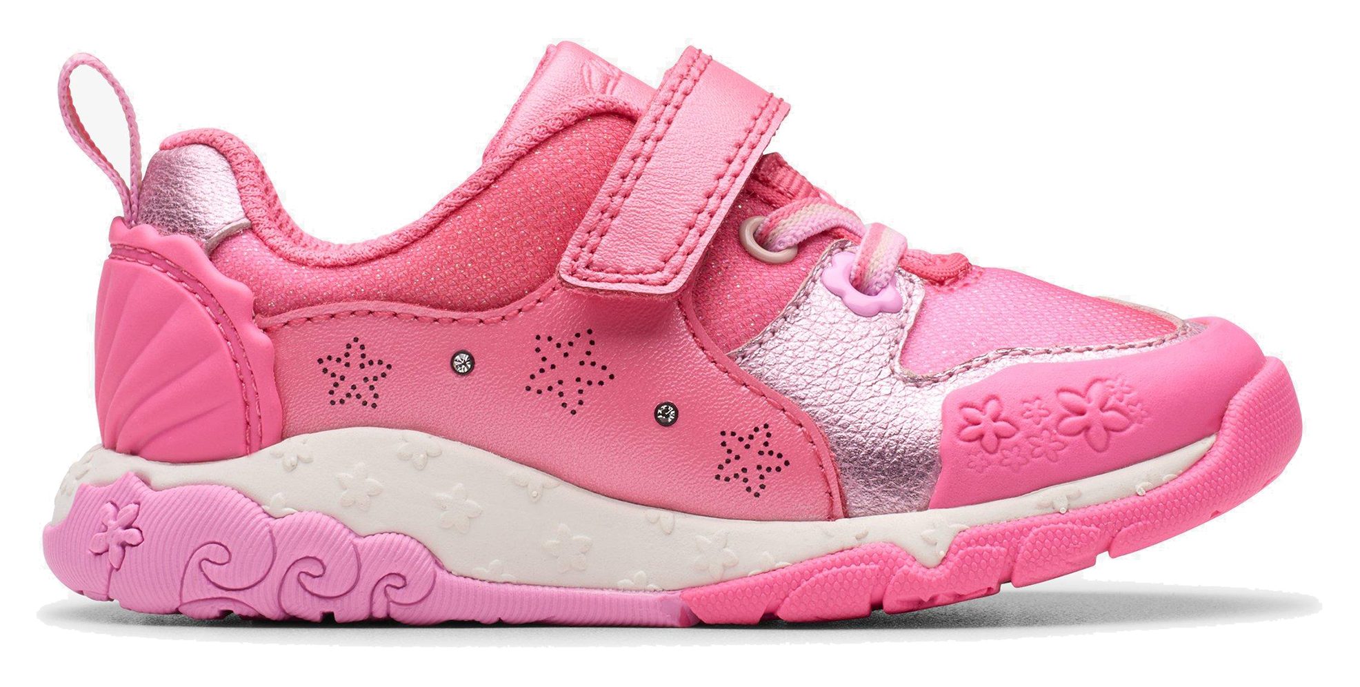 Clarks Tidal Shell Toddler Pink 26183339 - Girls Shoes - Humphries Shoes