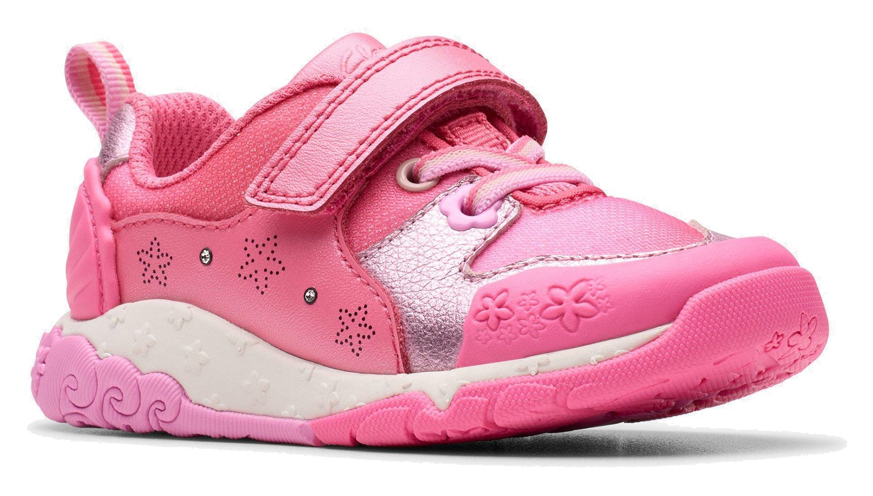 Clarks Tidal Shell Toddler Pink 26183339 - Girls Shoes - Humphries Shoes