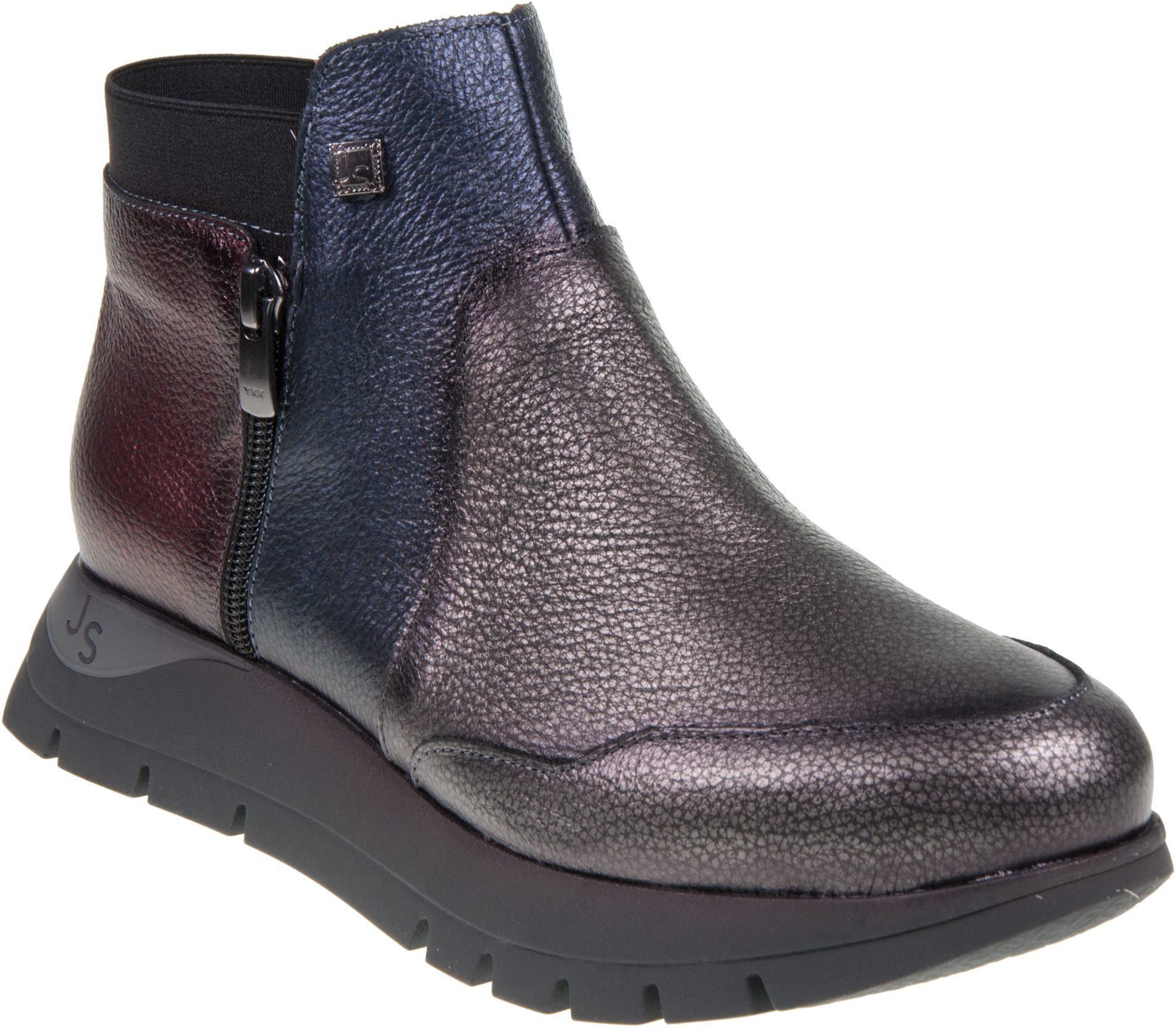 Jose Saenz 2492 Grey / Navy / Red 2492 H - Ankle Boots - Humphries Shoes