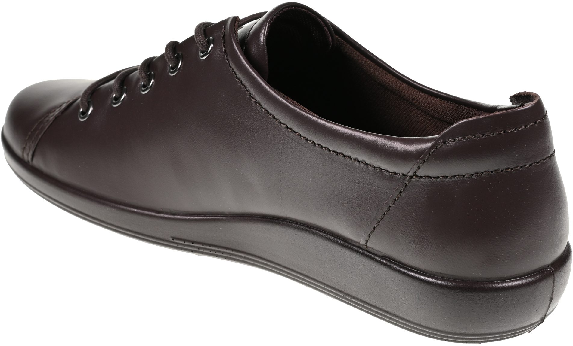 Ecco Soft 2.0 Lace Mocha 206503 01178 - Everyday Shoes - Humphries Shoes