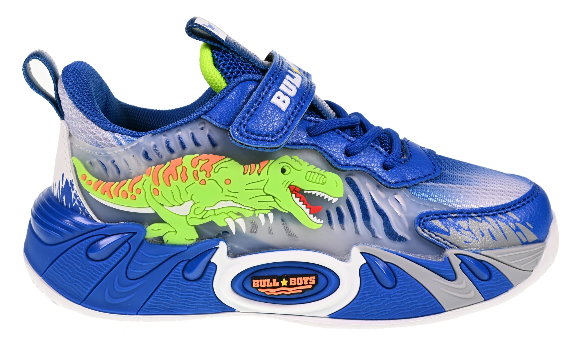 Bull Boys T-Rex Lights Royal AL5150 RY01 - Boys Shoes - Humphries Shoes