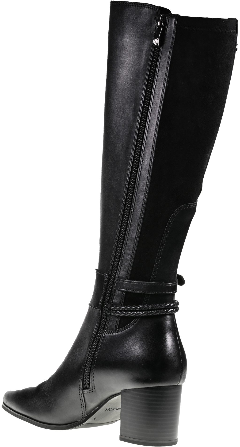 Caprice 25501-45 Francesca Black Combi 25501-45 019 - Knee High Boots ...