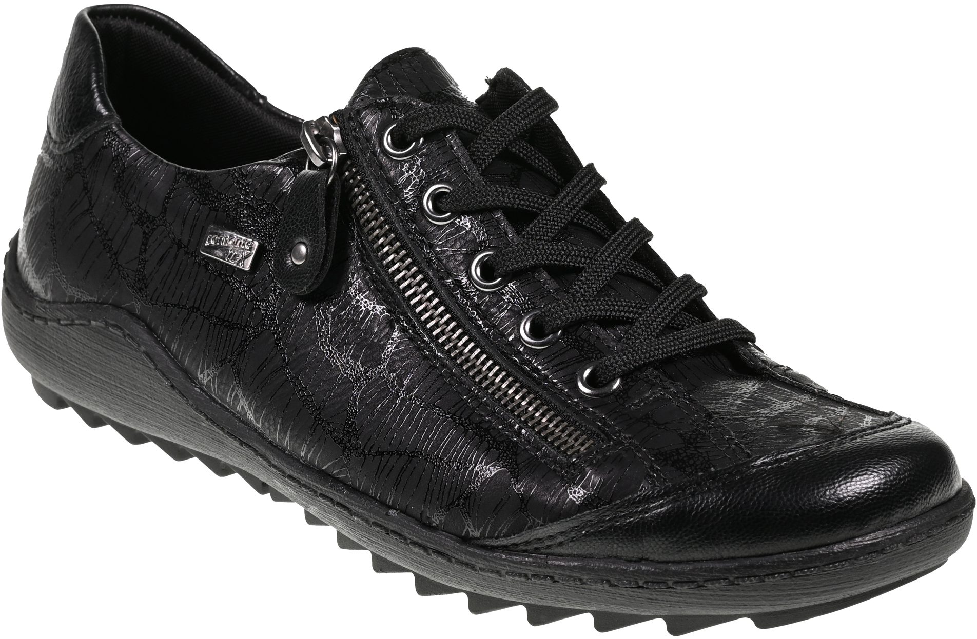 Remonte Liv Shoe All Black R1402-00 - Everyday Shoes - Humphries Shoes